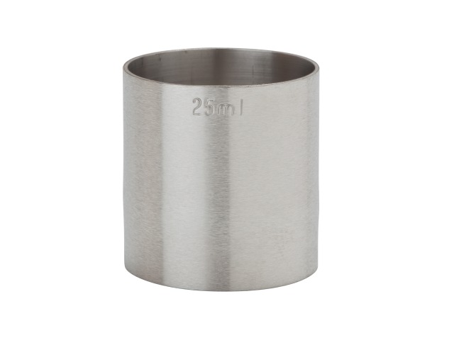 St/St Thimble Measure CE 25ml | THIMBLE MEASURES | Gellings Isle of Man