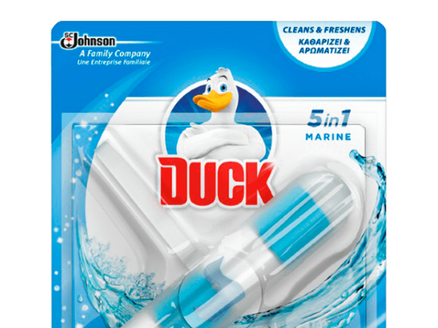 Toilet Duck 5in1 Rim Block - Marine (x1) | TOILET CLEANER | Gellings ...