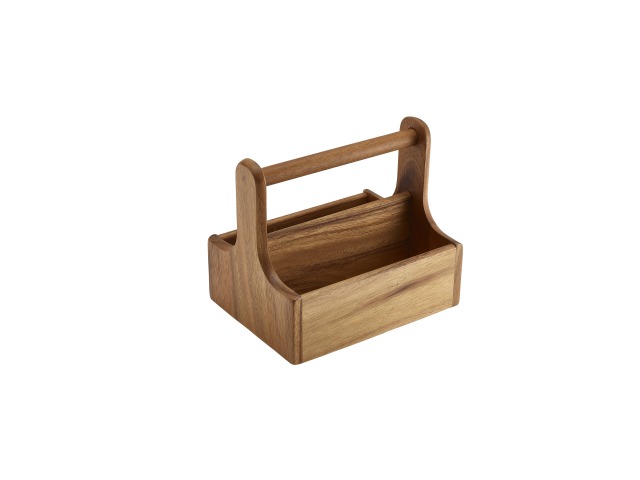 Medium Dark Wood Table Caddy | BAR CADDIES | Gellings Isle of Man