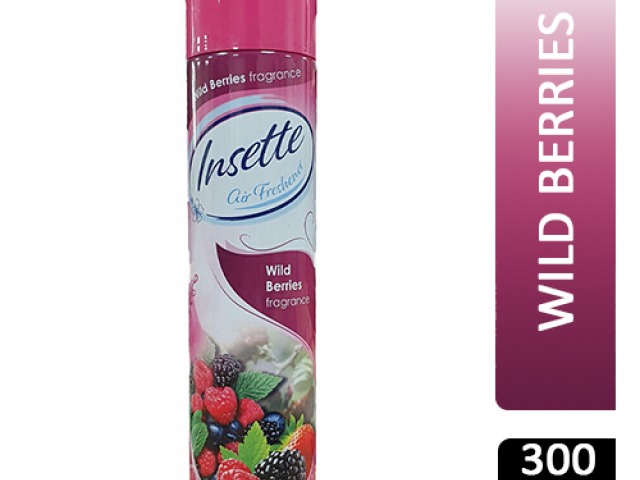 INSETTE AIR FRESHENER - WILD BERRIES 300ML | ODOUR ELIMINATOR ...
