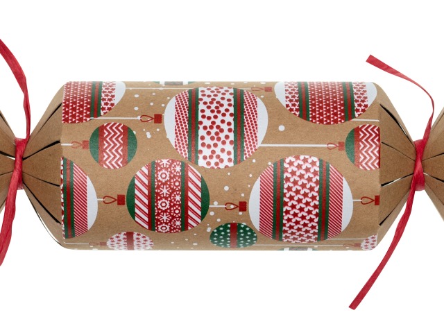 14" Kraft Bauble TCT Kraft Cracker (x50) | TCT CHARITY CRACKERS ...