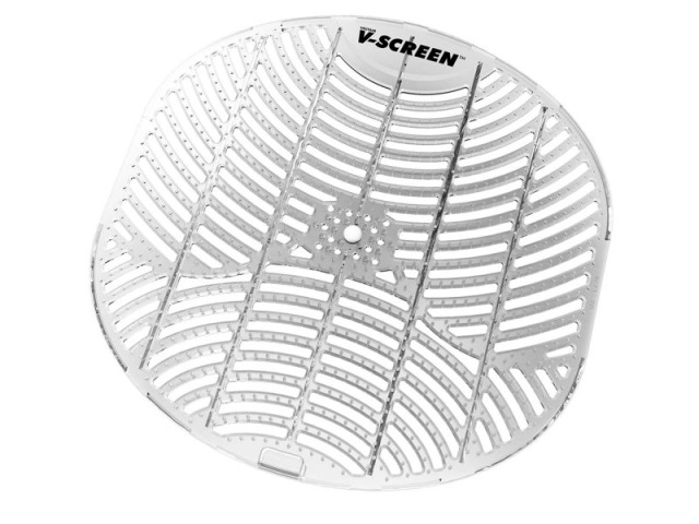 V-Screen® Urinal Screens - Ocean Spray (White)(x12) | V-Screen® Urinal ...