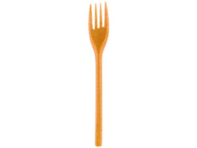 Wood-fibre Fork - Natural (1x50) | CUTLERY | Gellings Isle of Man