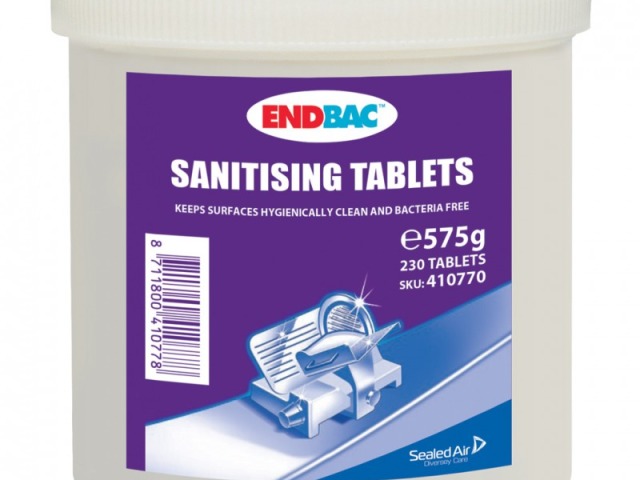 Endbac Sanitising Tabs (x230) | SANITISING TABLETS | Gellings Isle of Man