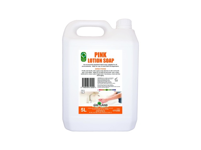 Pink Pearlised Hand soap 5 Litre | HAND SOAP | Gellings Isle of Man