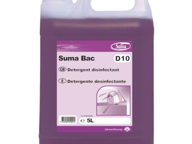 Suma Bac D10 5Ltr | CLEANING SANITISERS | Gellings Isle of Man