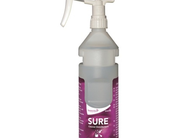 SURE Cleaner Disinfectant 750ml Bottle Kit | SURE DIVERMITE | Gellings ...