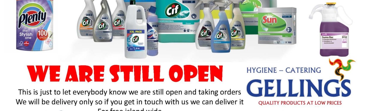 Isle of Man Supplier of Catering, Glassware, Bar and Janitorial ...